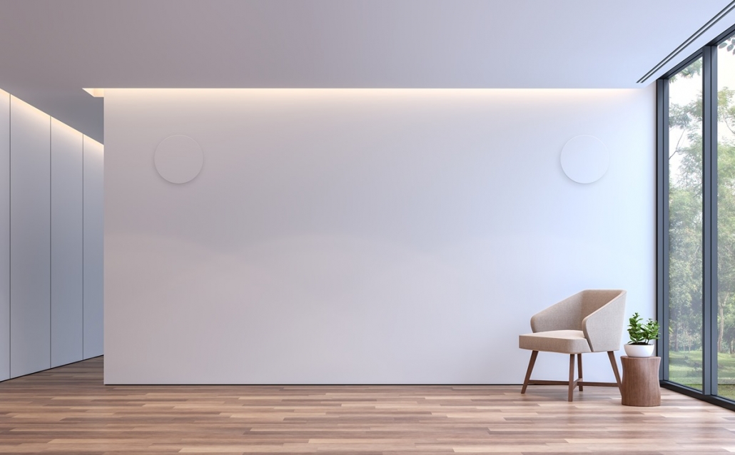 SIDE RUNDE Einbaufähiges rahmenloses Designgitter 100mm | Lüftungsfabrik.de