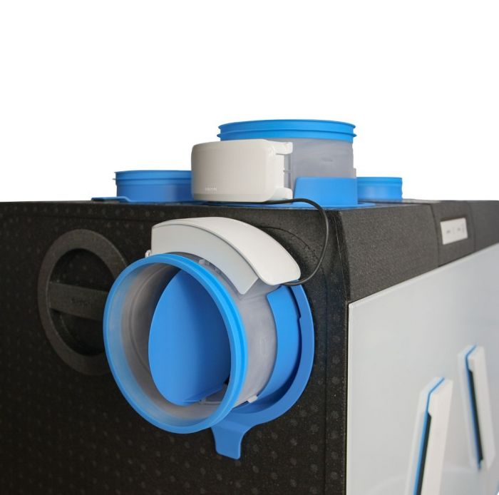 Orcon HRC-570 SmartComfort WTW unit - 570m3/h - mit 2-Zonenregelung und Vorwärmer ...