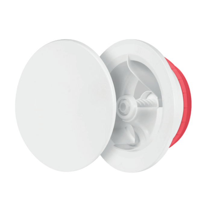 Whisper Design Tellerventil Kunststoff - Abluft und Zuluft - WEISS ...